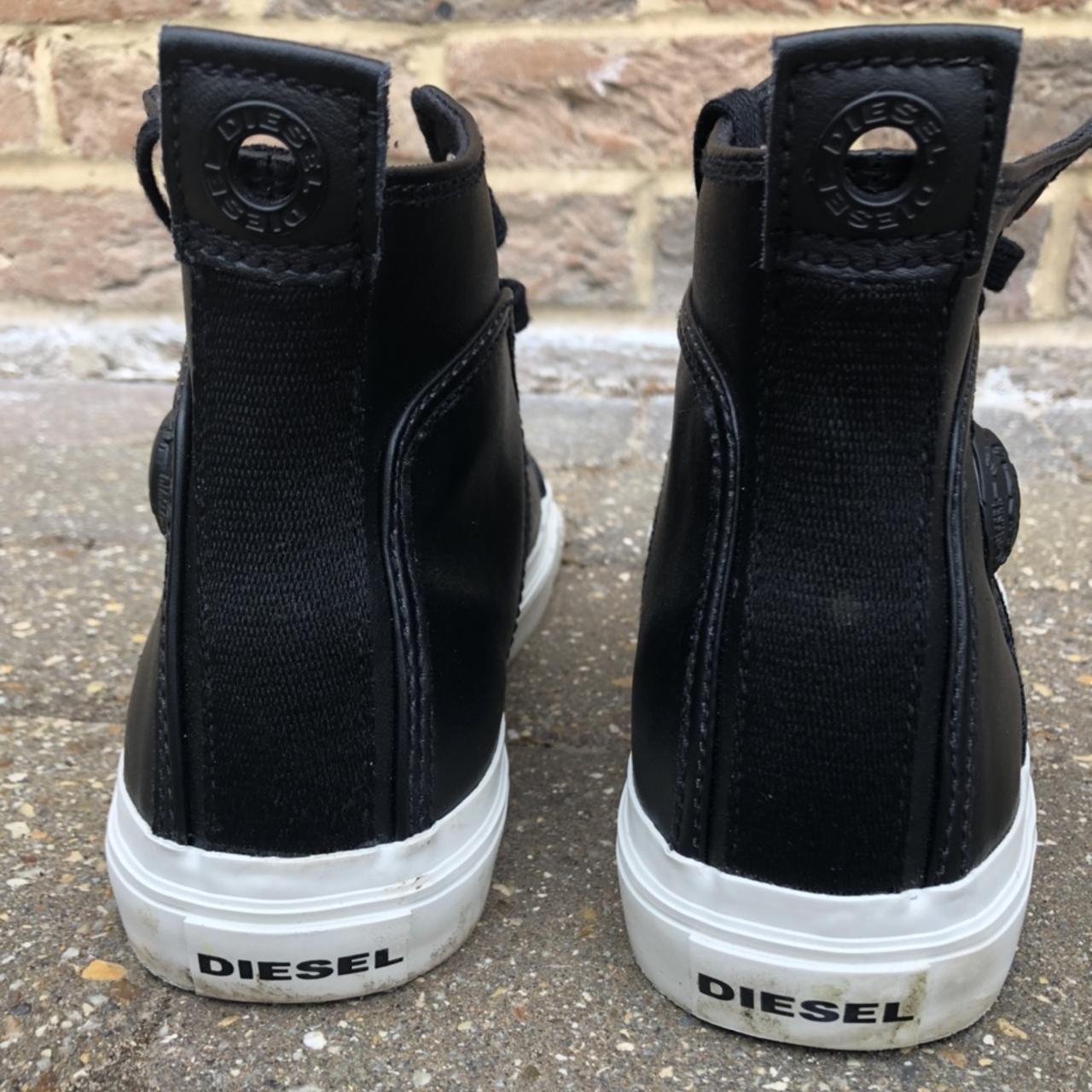 Diesel men’s high top trainers in black ! 🖤 Worn a... - Depop