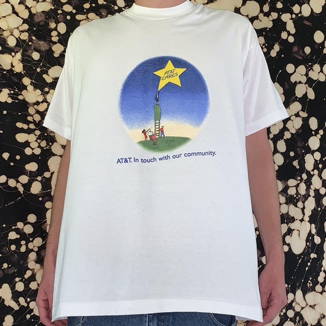 Vintage 90s AT&T shirt Telecommunications Company... - Depop