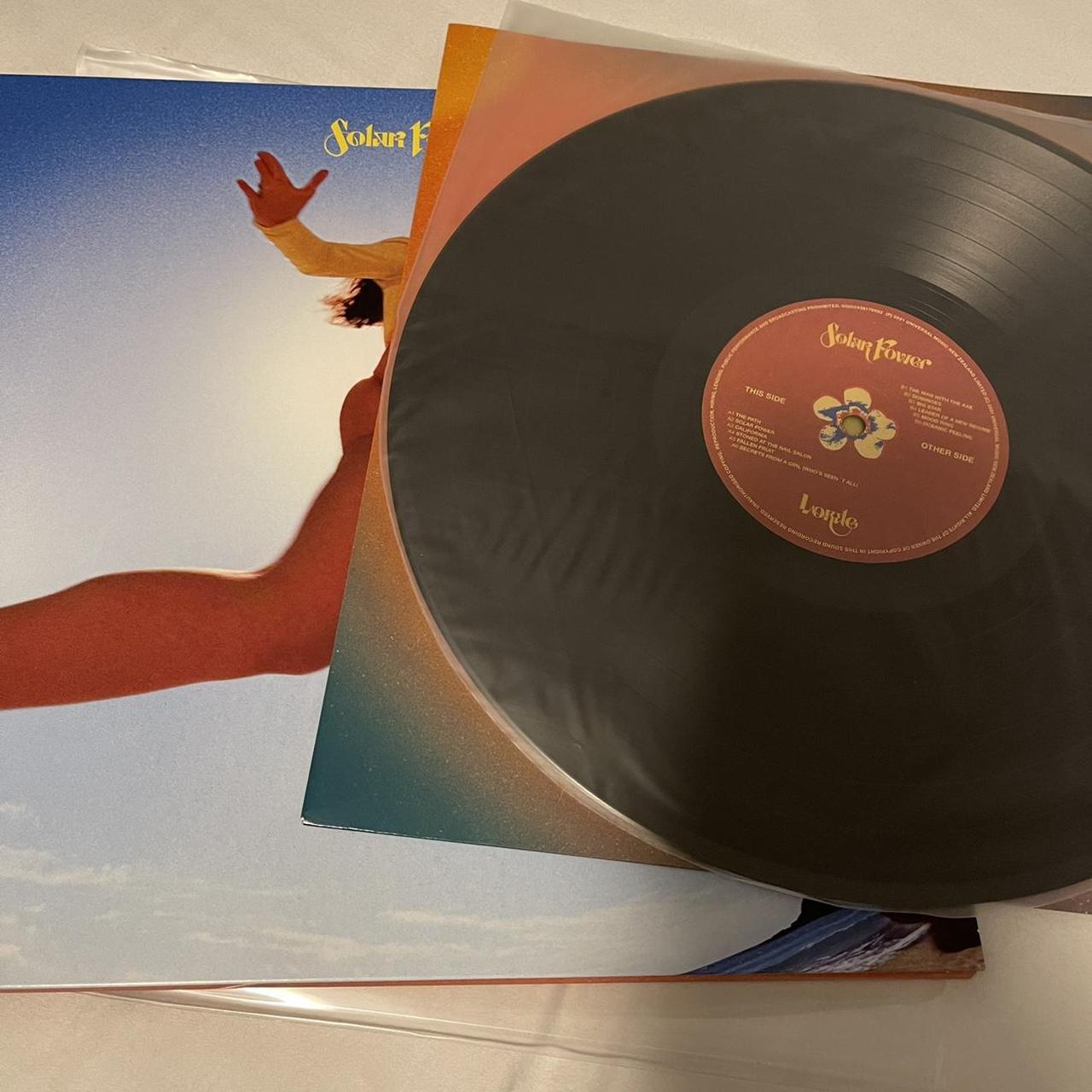 MESSAGE BEFORE BUYING Solar Power Deluxe vinyl with... - Depop