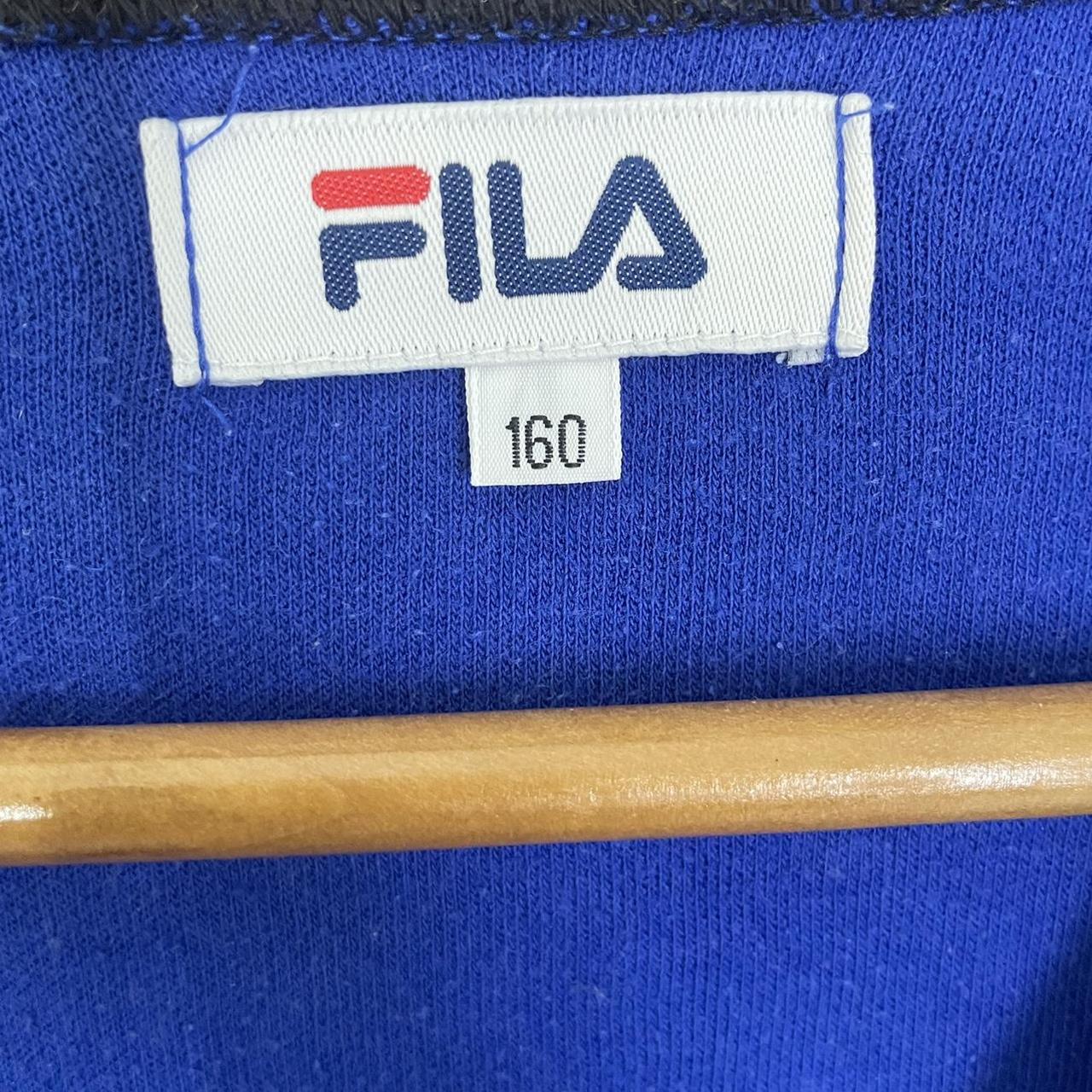 FILA Small Logo Spellout Embroidery Nice Colours... - Depop