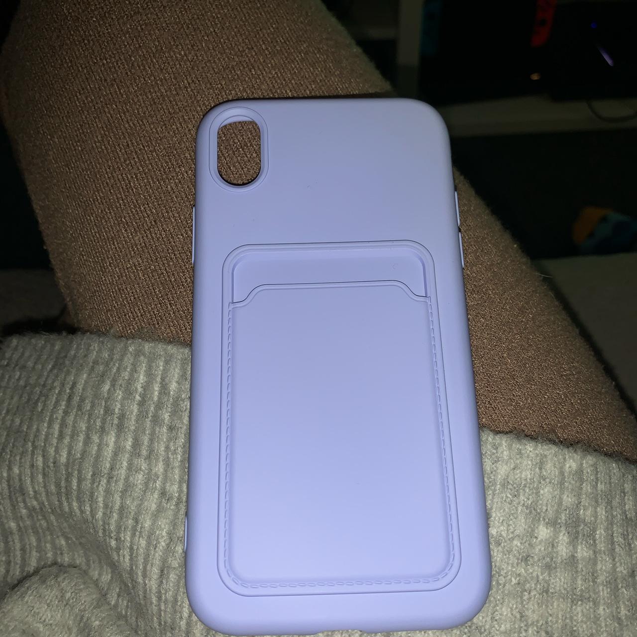 brand new lilac iphone xr phonecase has a... - Depop