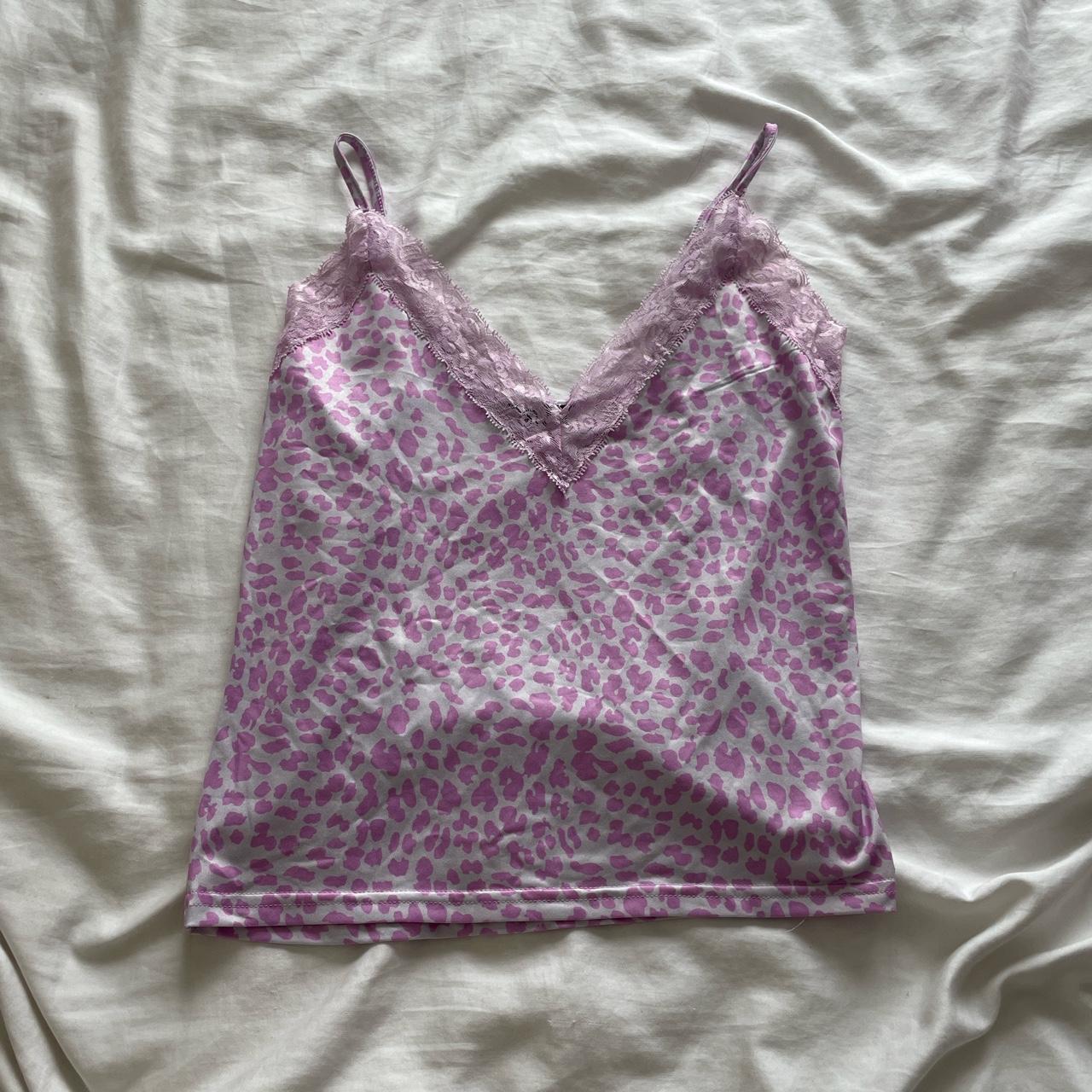 Purple Satin cami top • Fits XS/S • Perfect... - Depop