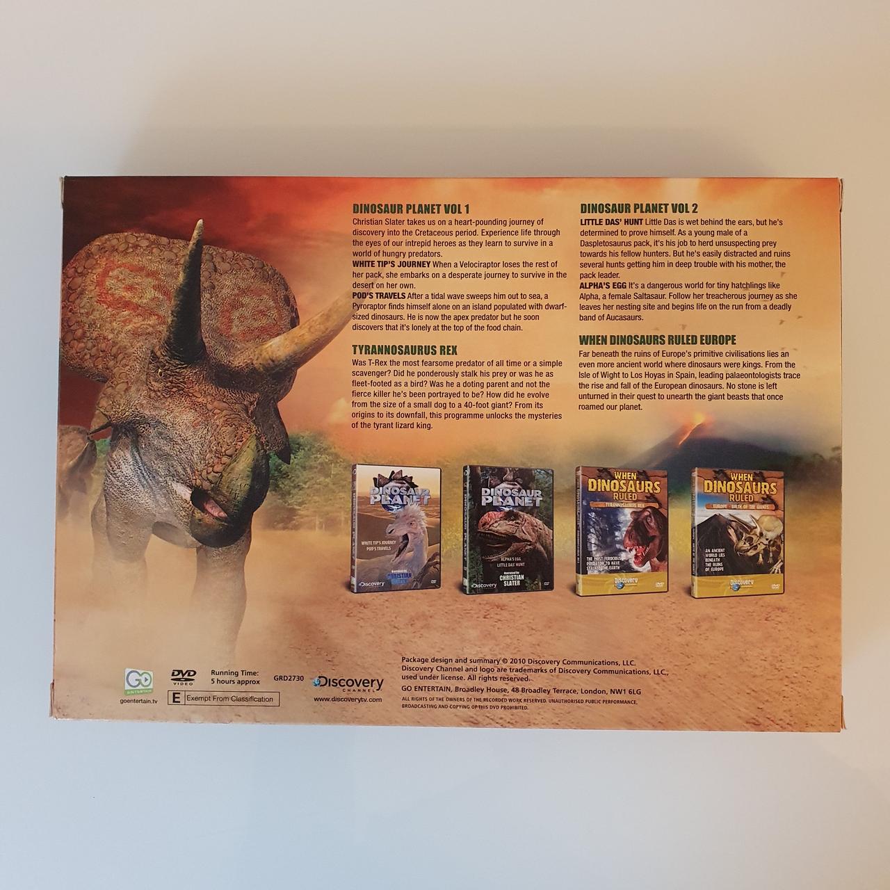 Dinosaurs - 4 DVD box set - 2 Dinosaur planet and 2... - Depop