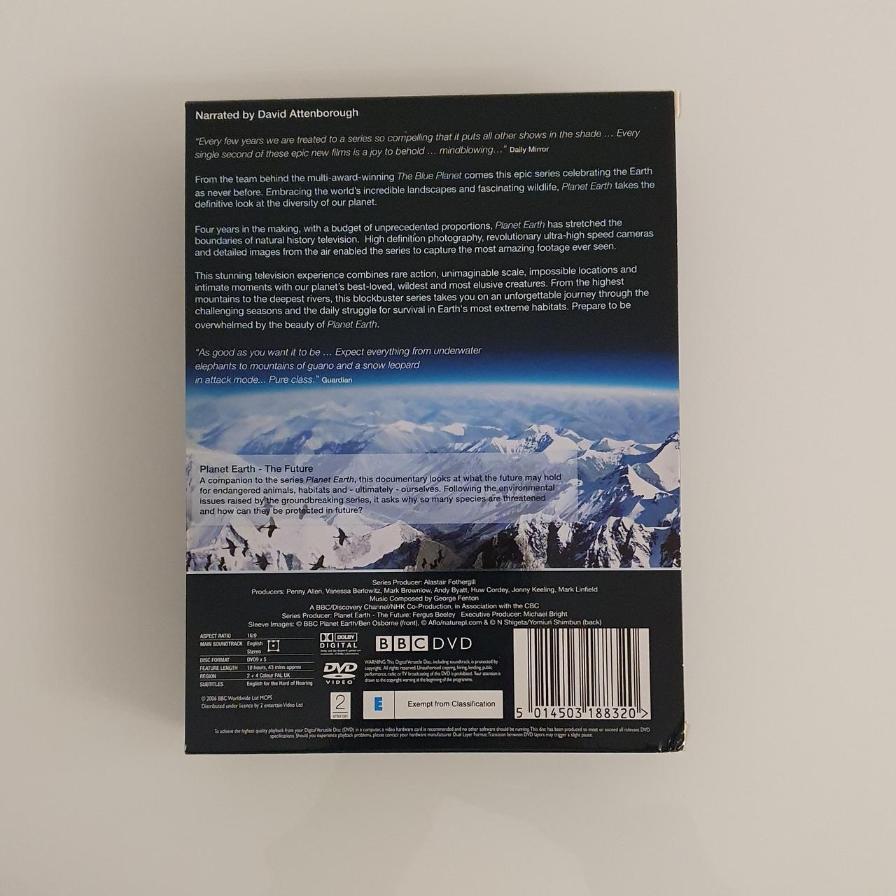 Planet Earth the complete series - Has 5 DVDS - Only... - Depop