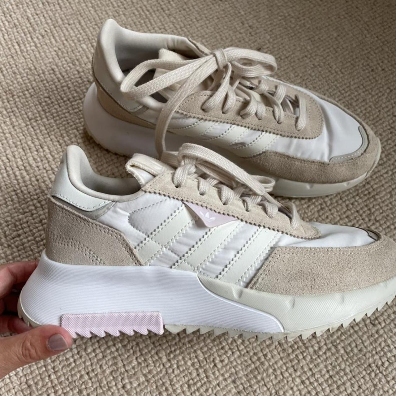 Adidas Retropy F2 trainers size 4. Only been worn... - Depop