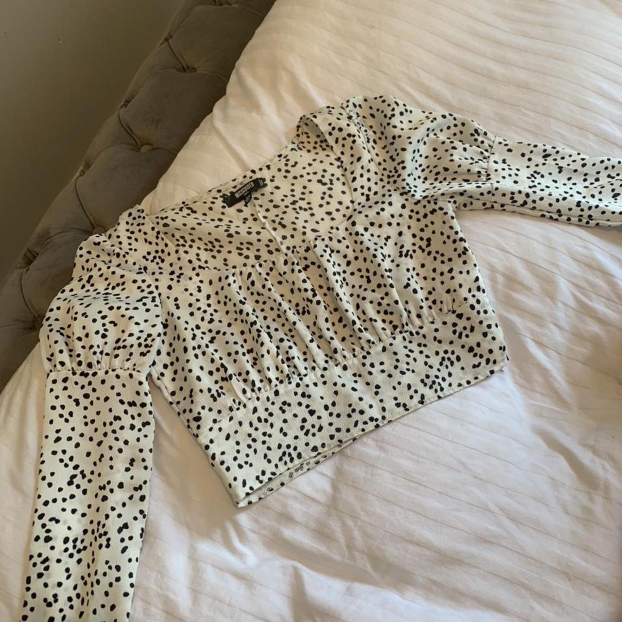 MISSGUIDED size 10 top worn 3-4 times perfect... - Depop