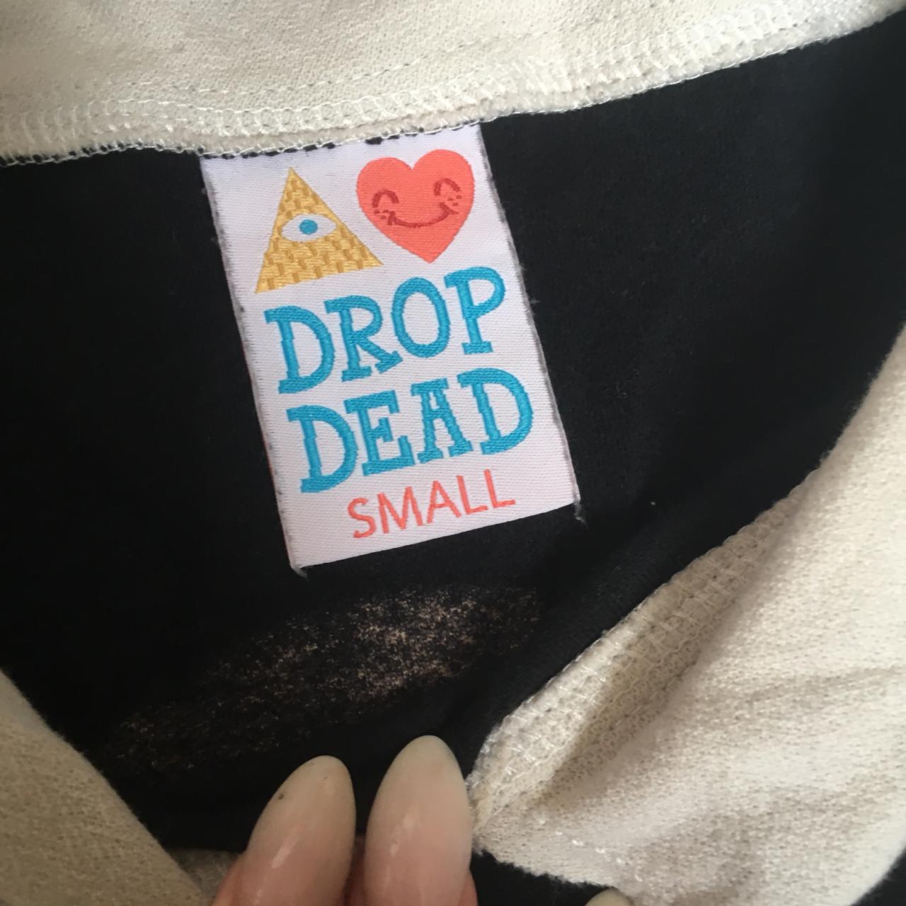 Drop dead cross keys Peter Pan collar crop top,... - Depop