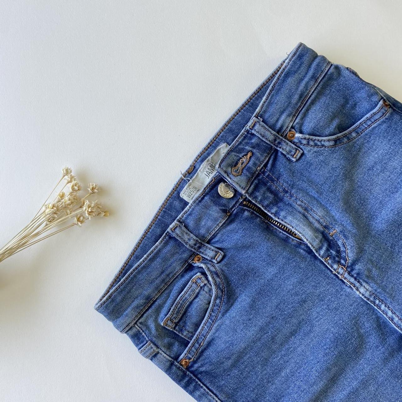 TOPSHOP JAMIE BLUE JEANS w25 l30 rrp - £45 an... - Depop