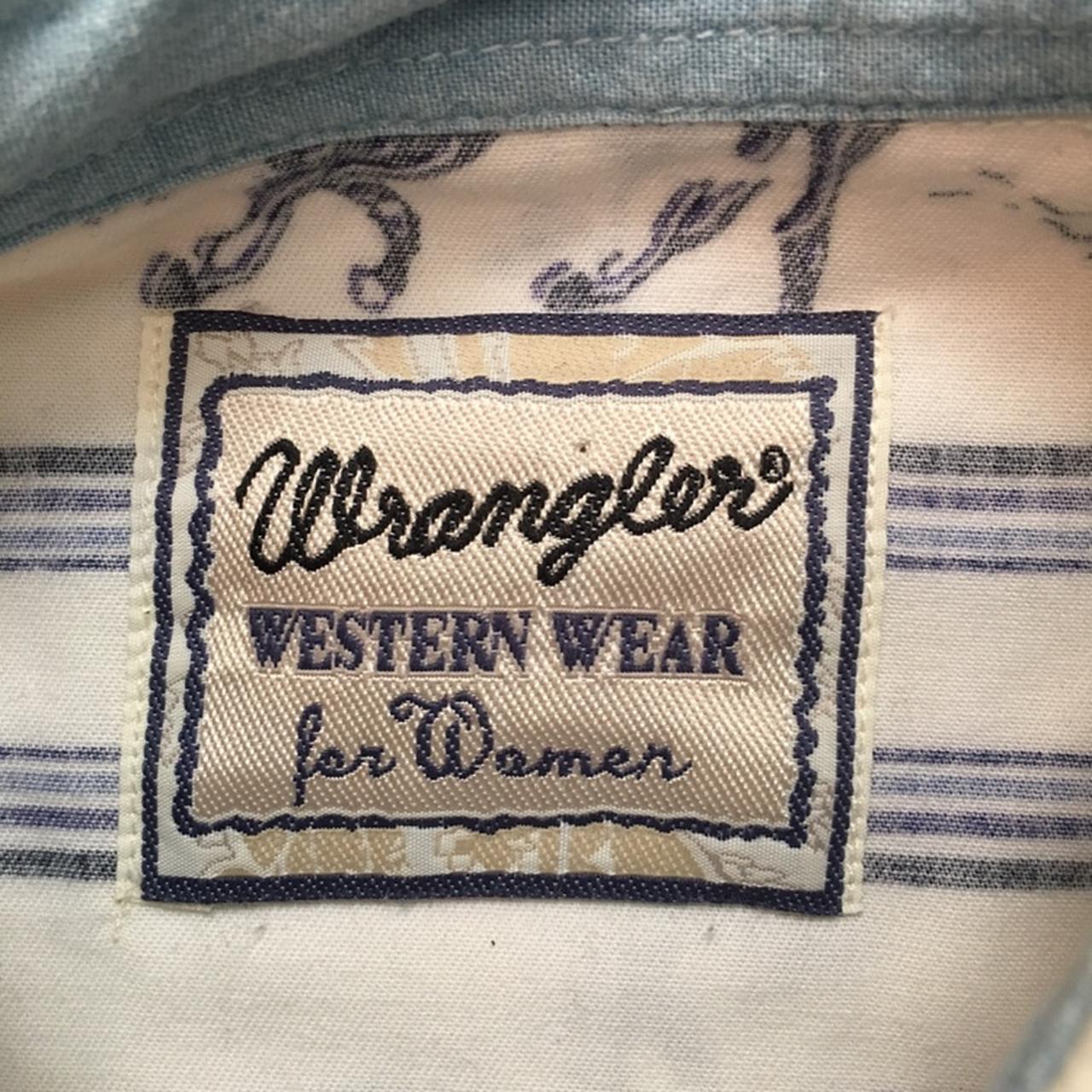 Vintage Wrangler Western Wear for Women Horse Print... - Depop