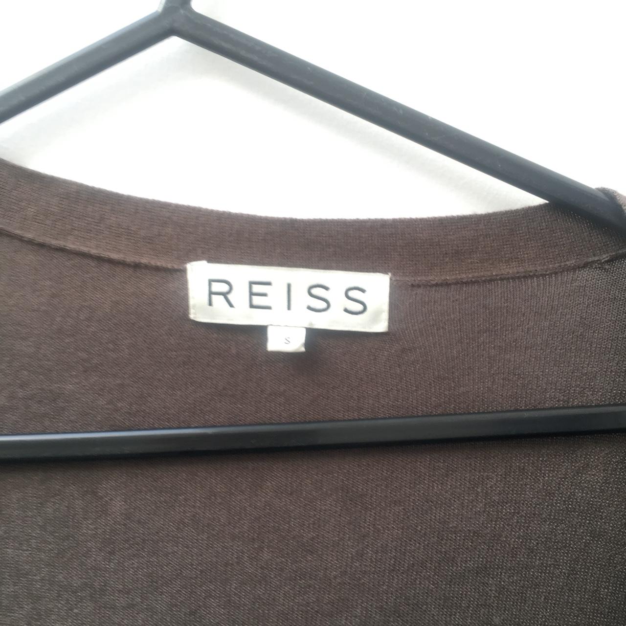 Reiss Men's Brown Cardigan | Depop