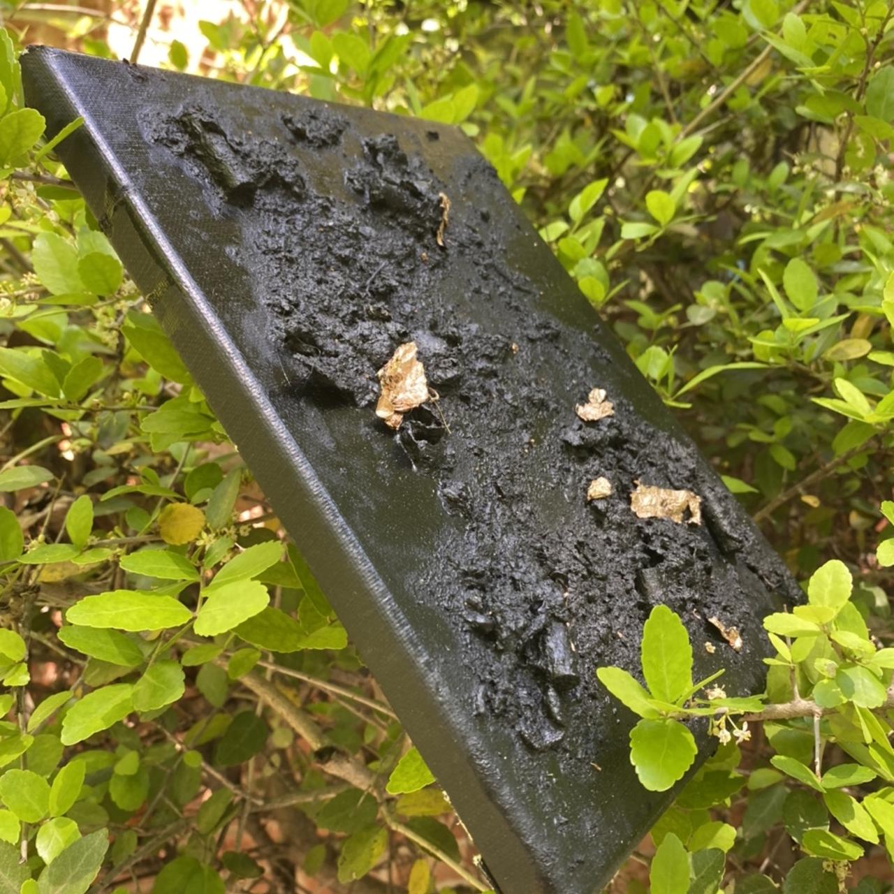 VOMIT OIL SPILL BY SYLVIA DREAM 8x10 Made with ash,... - Depop