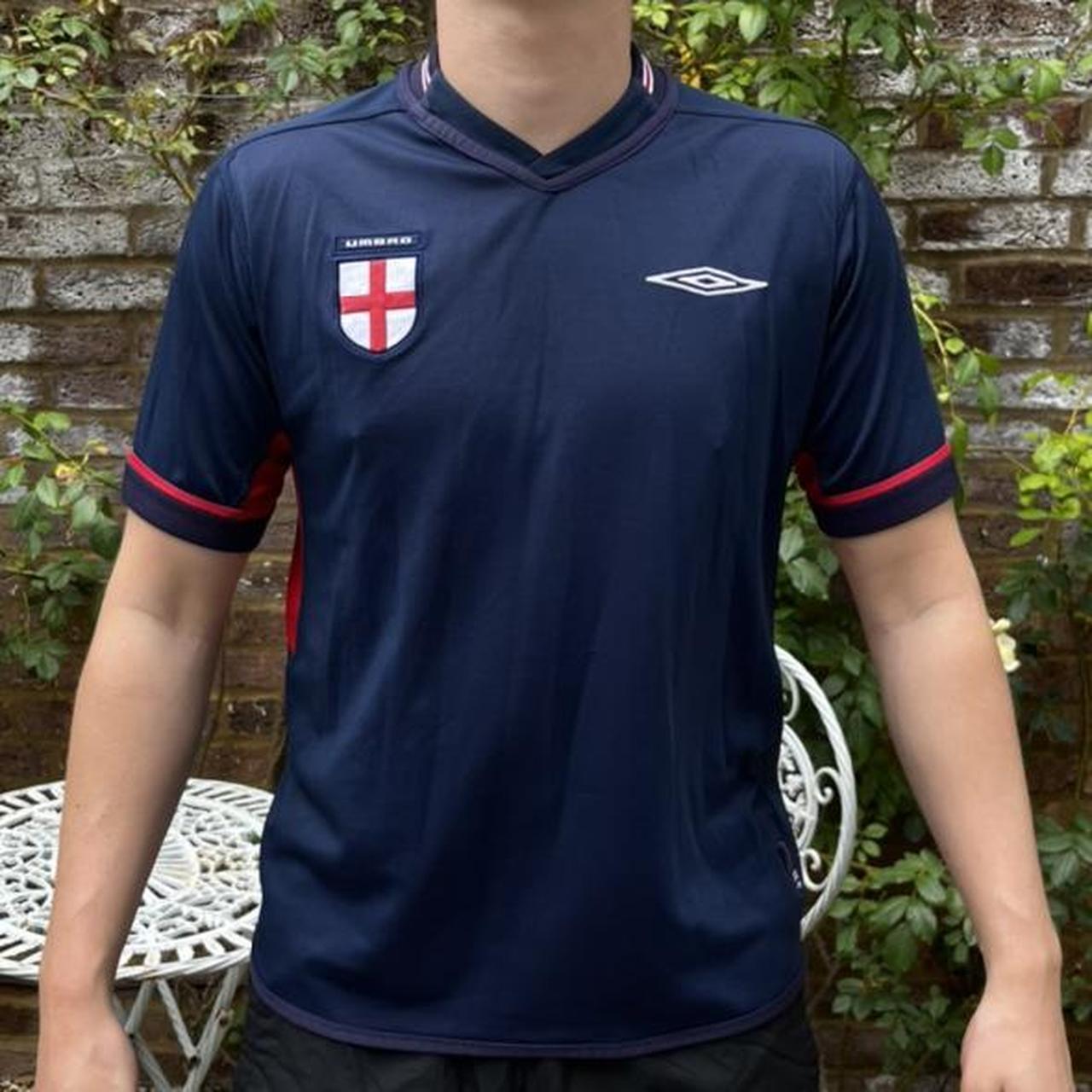 Reversible England football Umbro top Never worn... - Depop