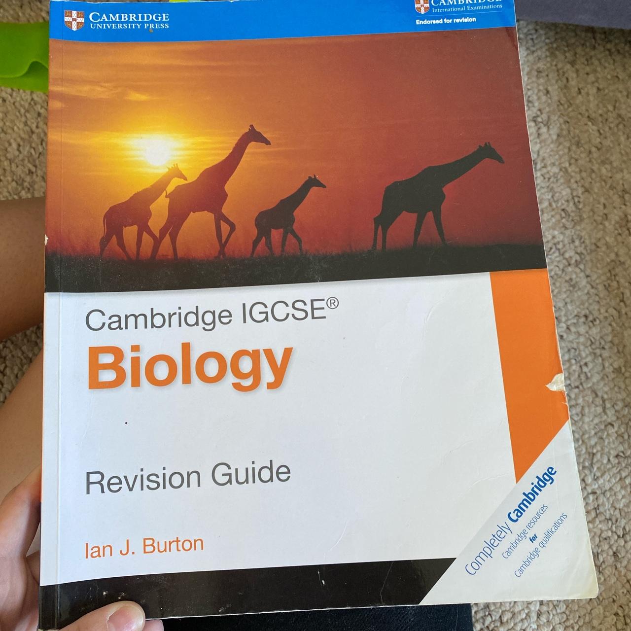 Cambridge IGCSE Biology revision guide Good... - Depop