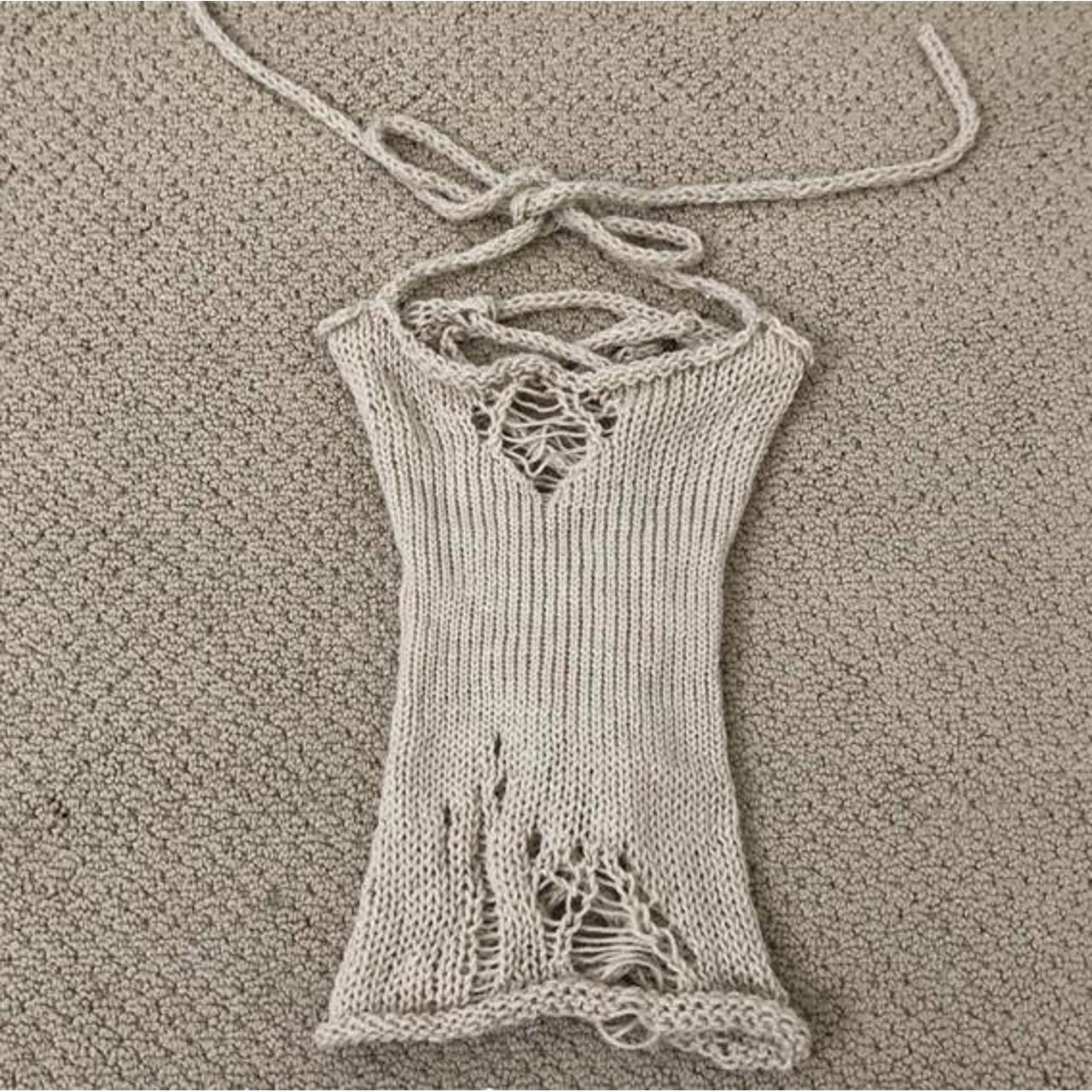 repop of this pretty handmade knit top size small,... - Depop