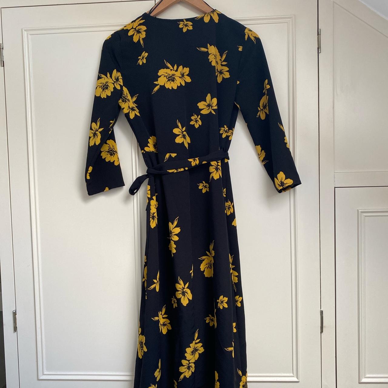 Miss Selfridges. Long length wrap dress Hardly worn. - Depop