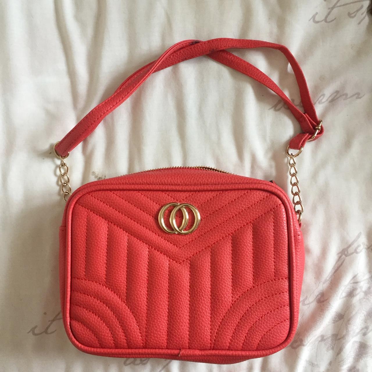 Primark red bag , strap is adjustable but has a... - Depop