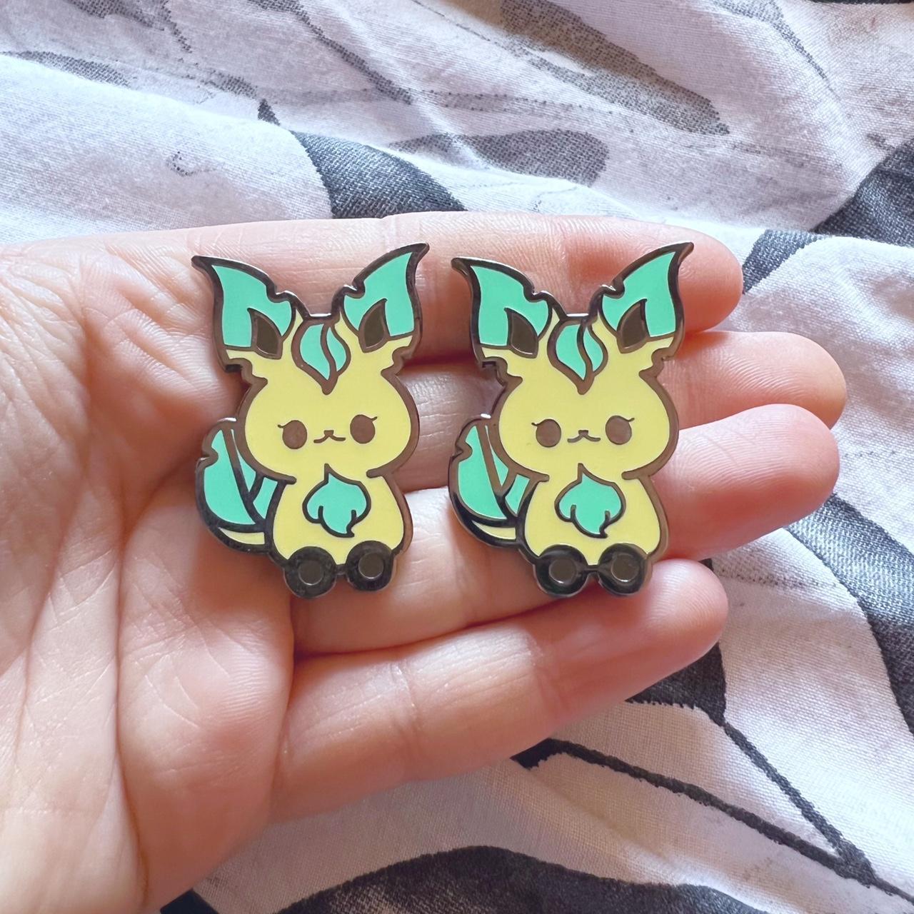TheBowsPeep Shiny Leafeon Enamel Pin!! Never been... - Depop
