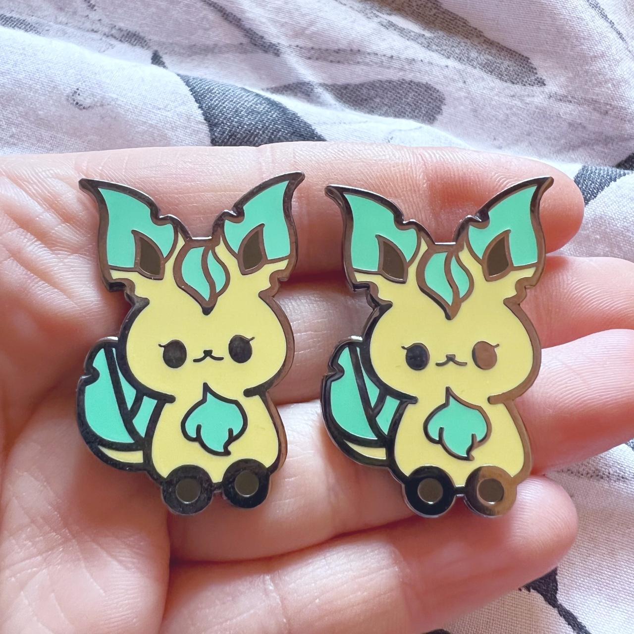 TheBowsPeep Shiny Leafeon Enamel Pin!! Never been... - Depop