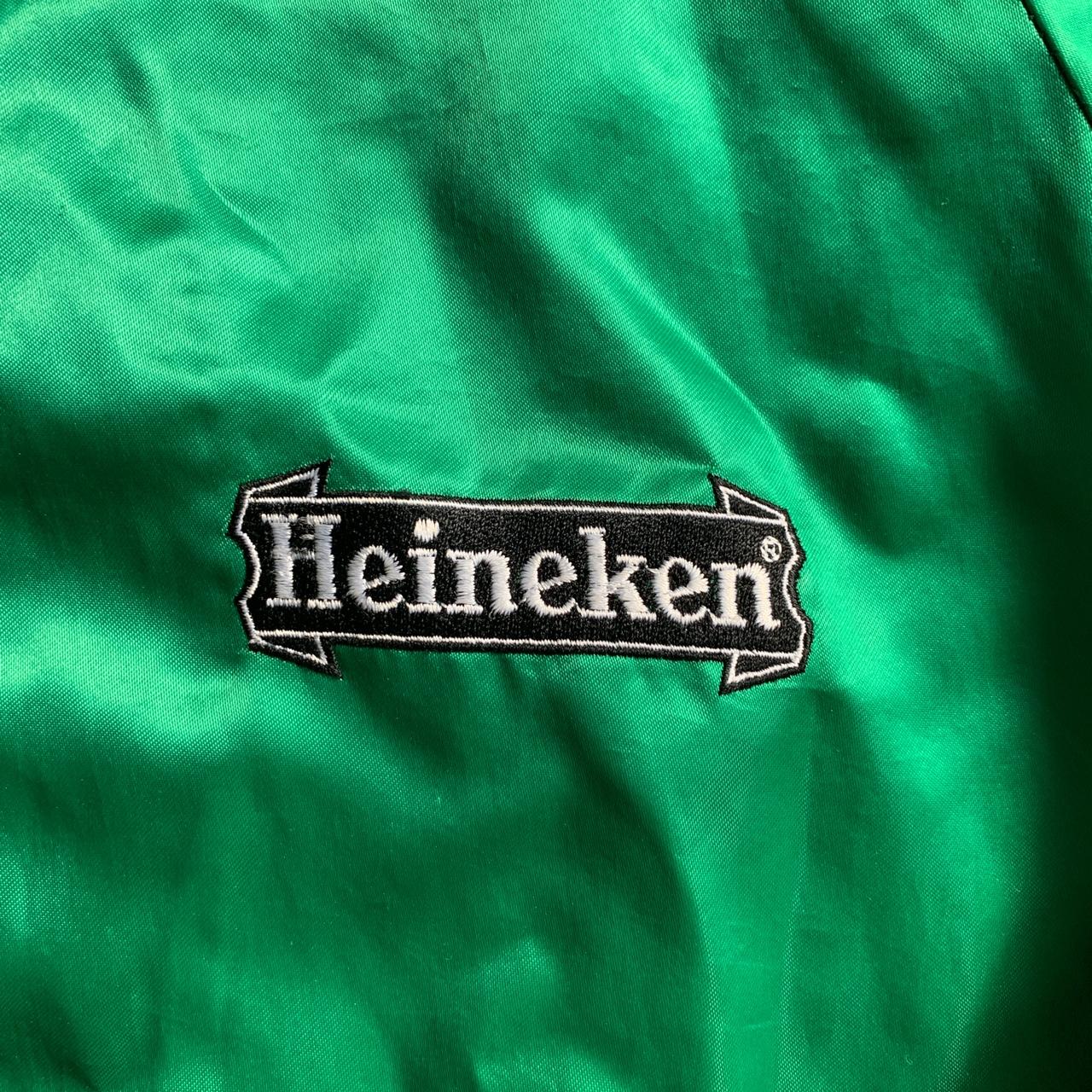 Women's Green and White Jacket | Depop