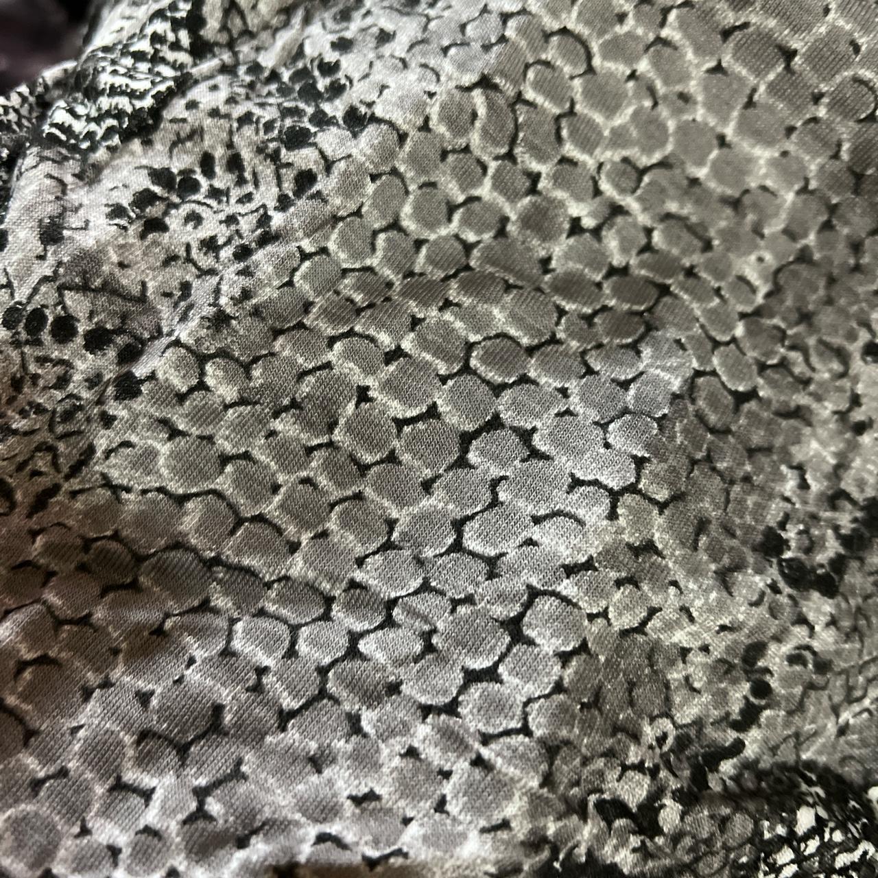 Grey snake skin print flares. Perfect... - Depop