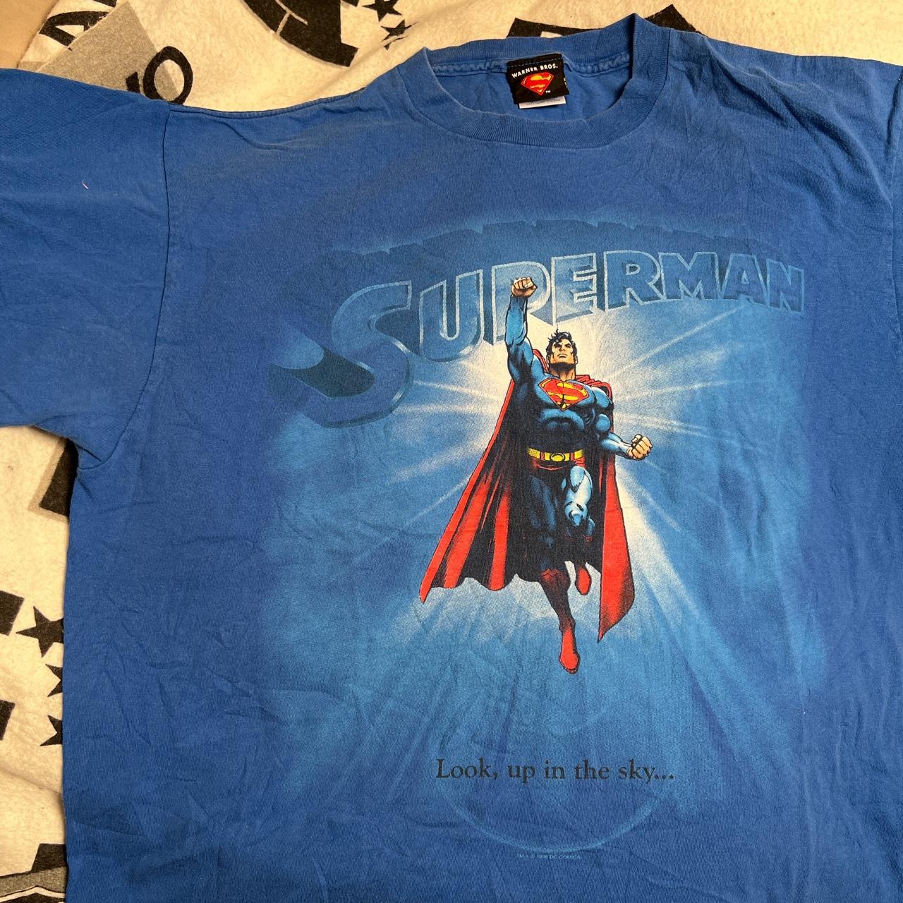 Vintage 2001 Superman DC Comics Superhero Movie... | Depop