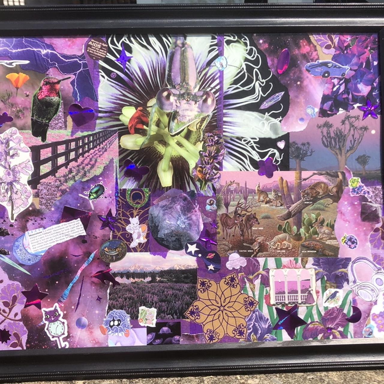 Custom collage on unlined notebook!! The notebook... - Depop