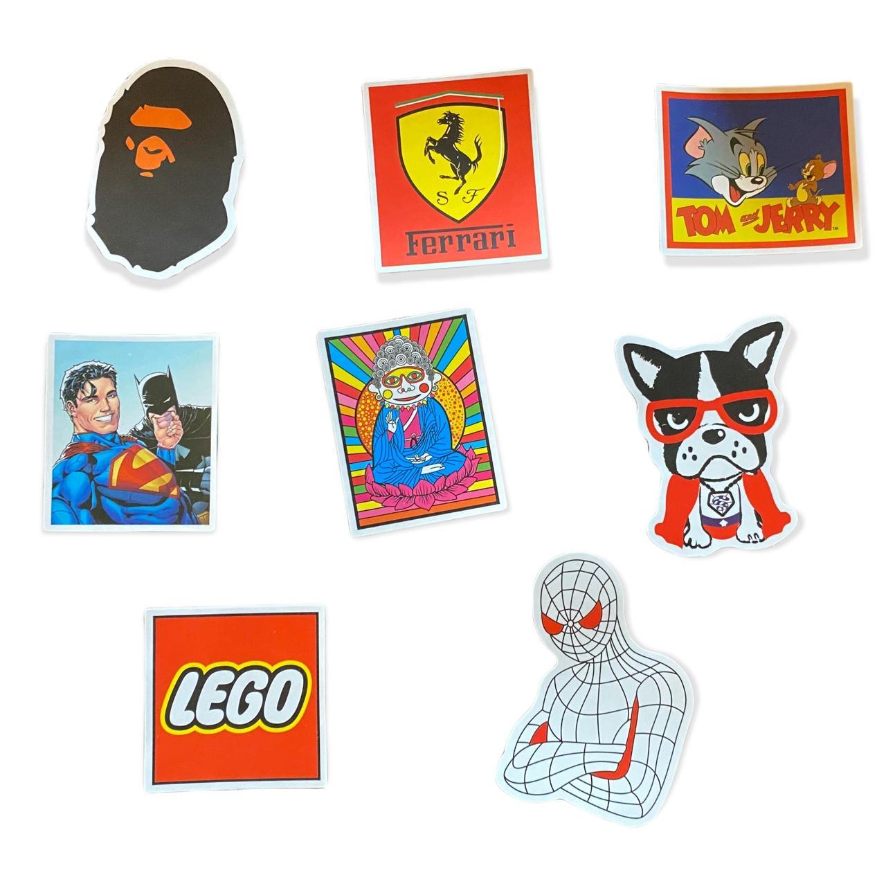 NEW Lot Of 8 Assorted Stickers Lego Spider-Man Dog.... - Depop