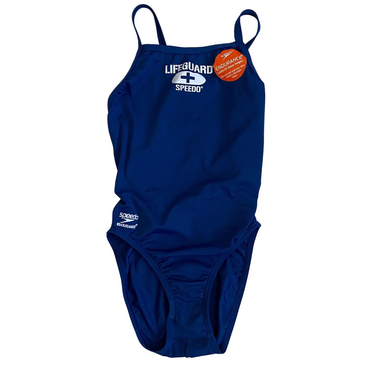 NWT $70 Speedo Endurance Lifeguard Swimsuit 32. ... - Depop