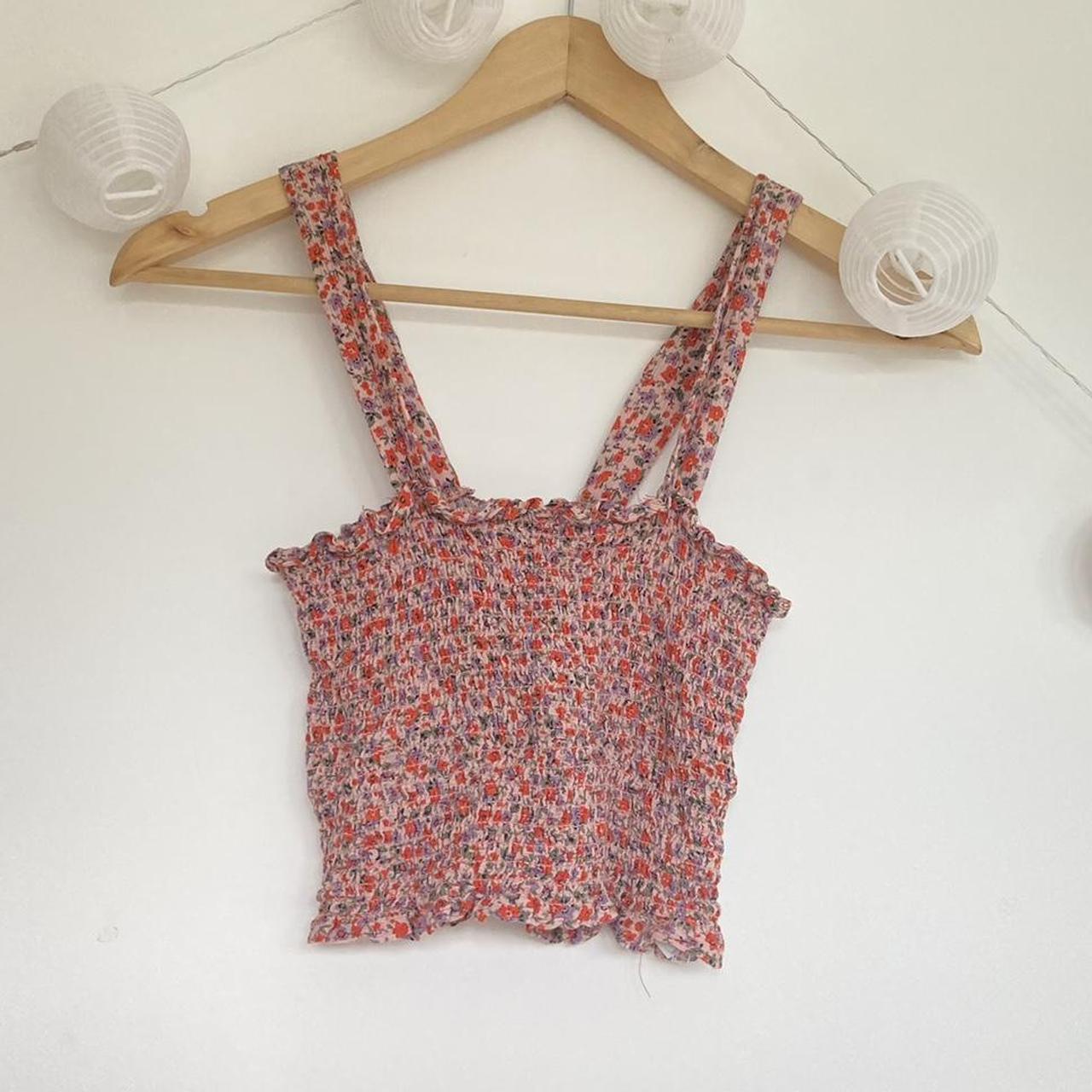 Very cute Asos summer crop top🌞 ditsy floral... - Depop
