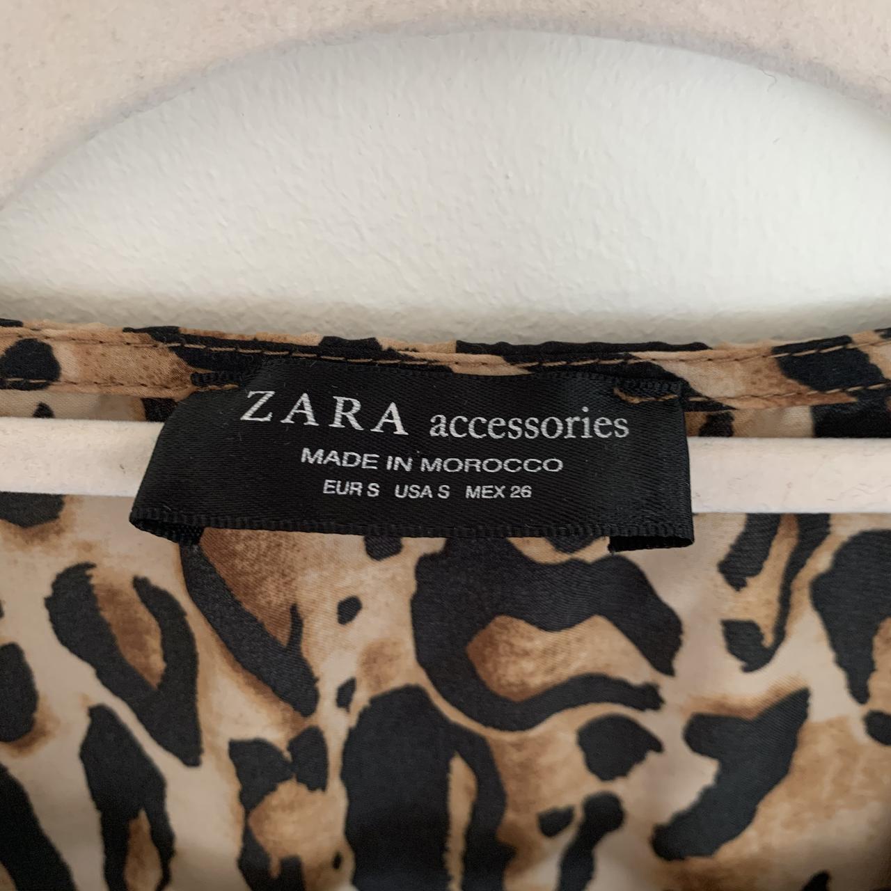 Zara leopard print bodysuit gorgeous material that... - Depop