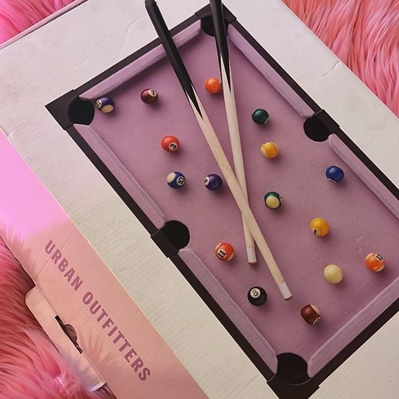 Mini Pool Table Color: Lavender Comes with two... - Depop