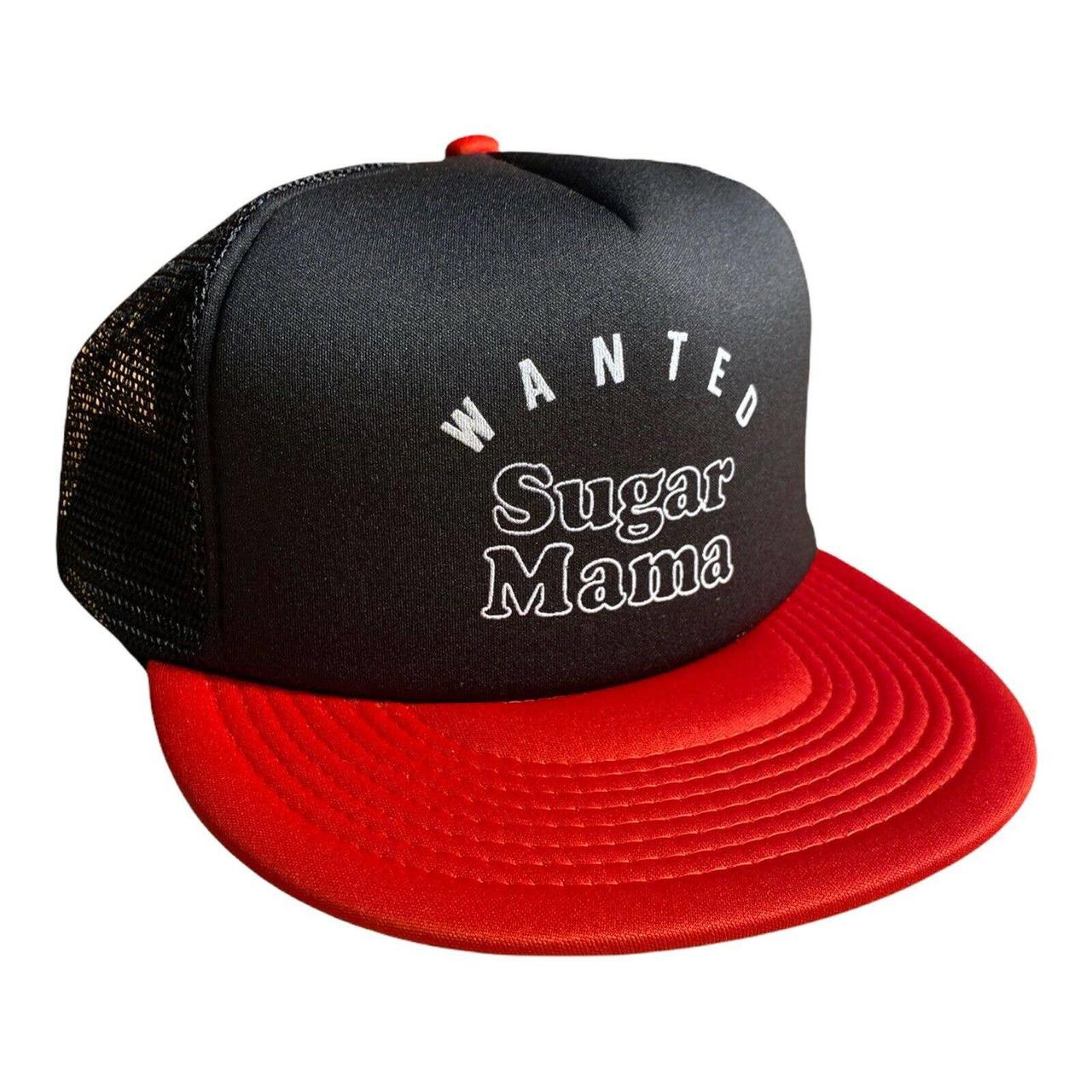 Funny Trucker hat Sugar Mama Wanted Mens humor Hat... - Depop