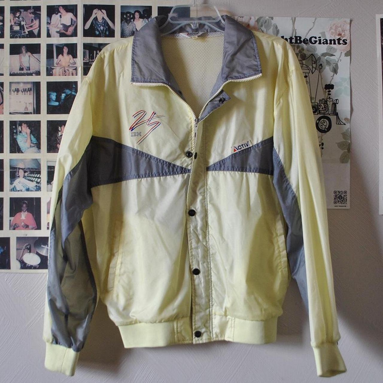 Vintage IBM Computer Activ windbreaker jacket. Nice... - Depop