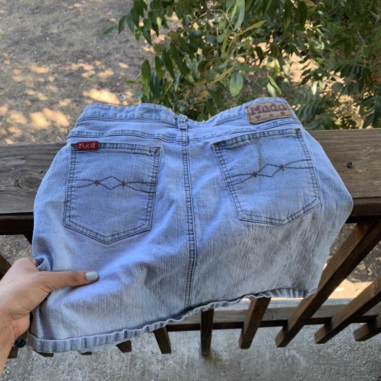 Beautiful vintage Mudd denim mini skirt #Mudd... - Depop