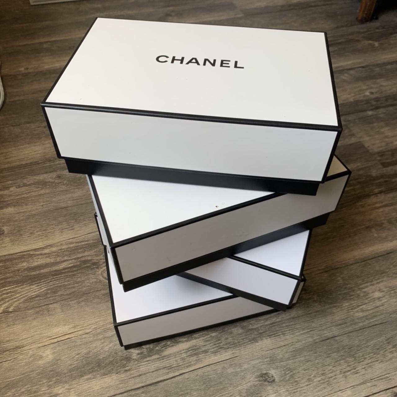 Authentic Chanel gift box. Chanel “Thank you” note... - Depop