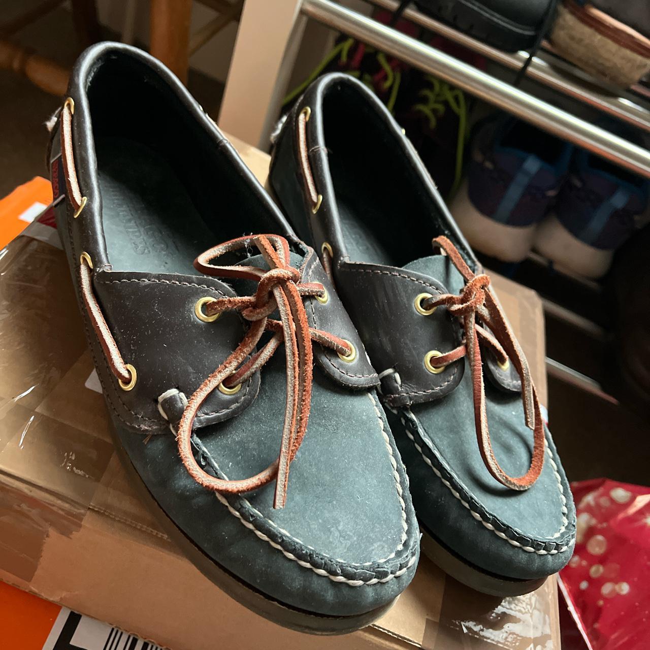 Sebago Docksiders Shoes suede material in navy and... | Depop
