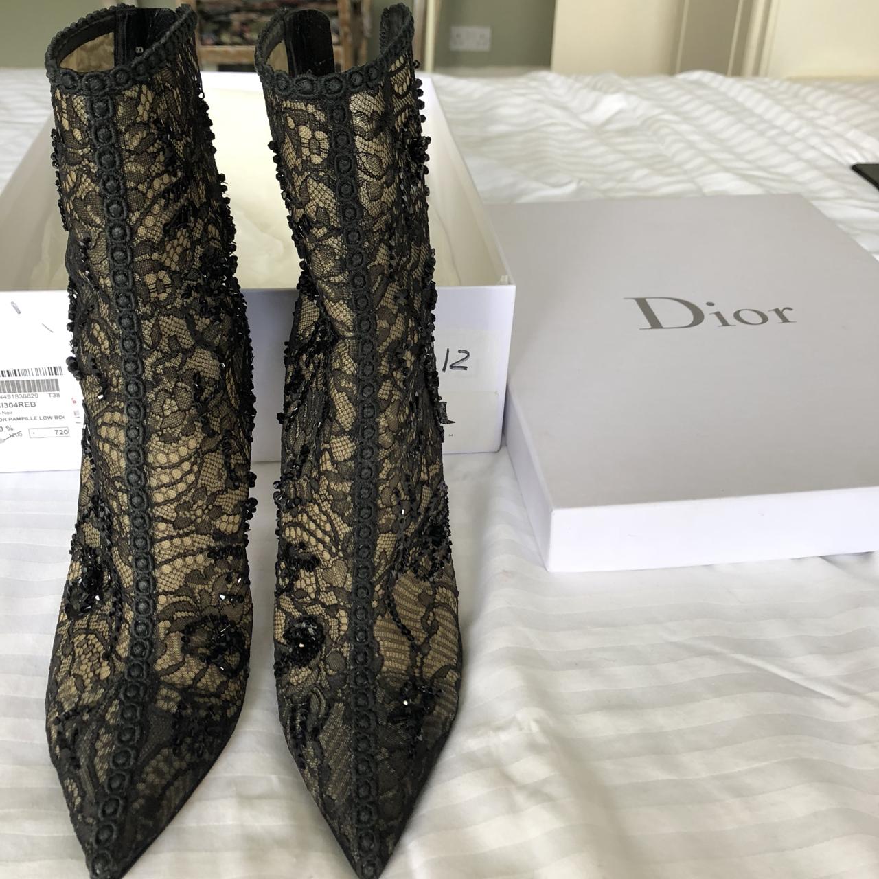 Dior Pampille low boots 900 Noir collection Lace.... - Depop