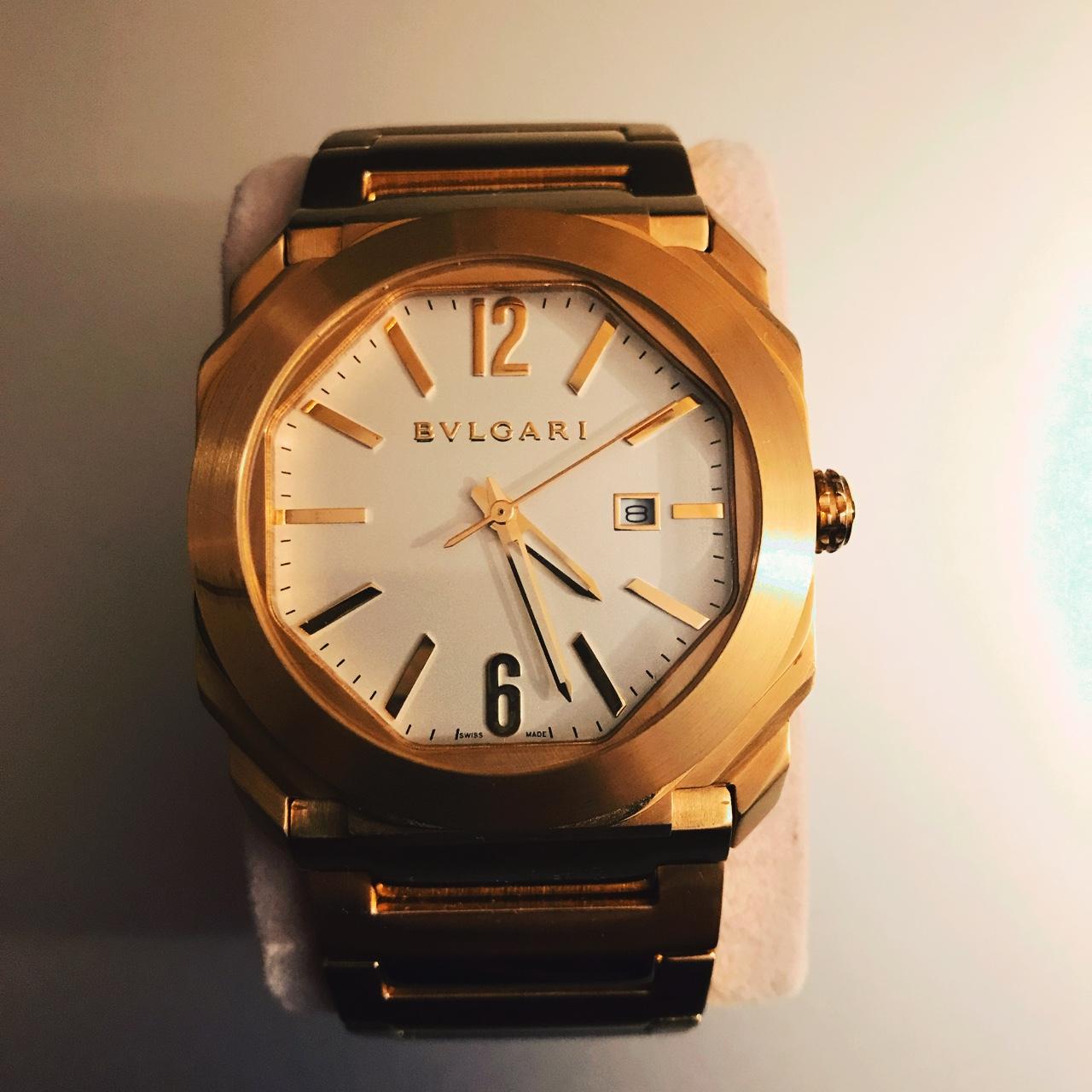 Kuwait Gold watch , comes with box and extra links - Depop