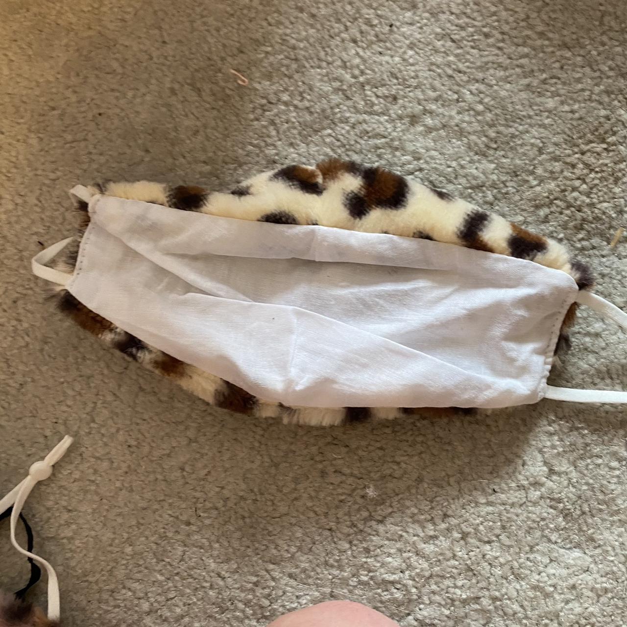 Never used furry leopard mask. • • New covid 19... - Depop