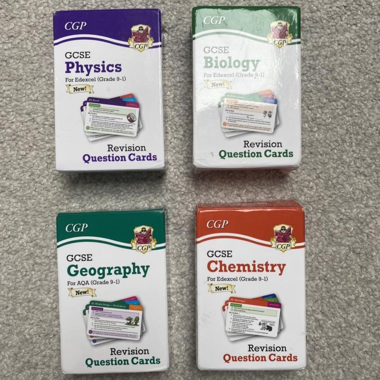 gcse cgp question cards (a lifesaver for gcse!!) all... - Depop