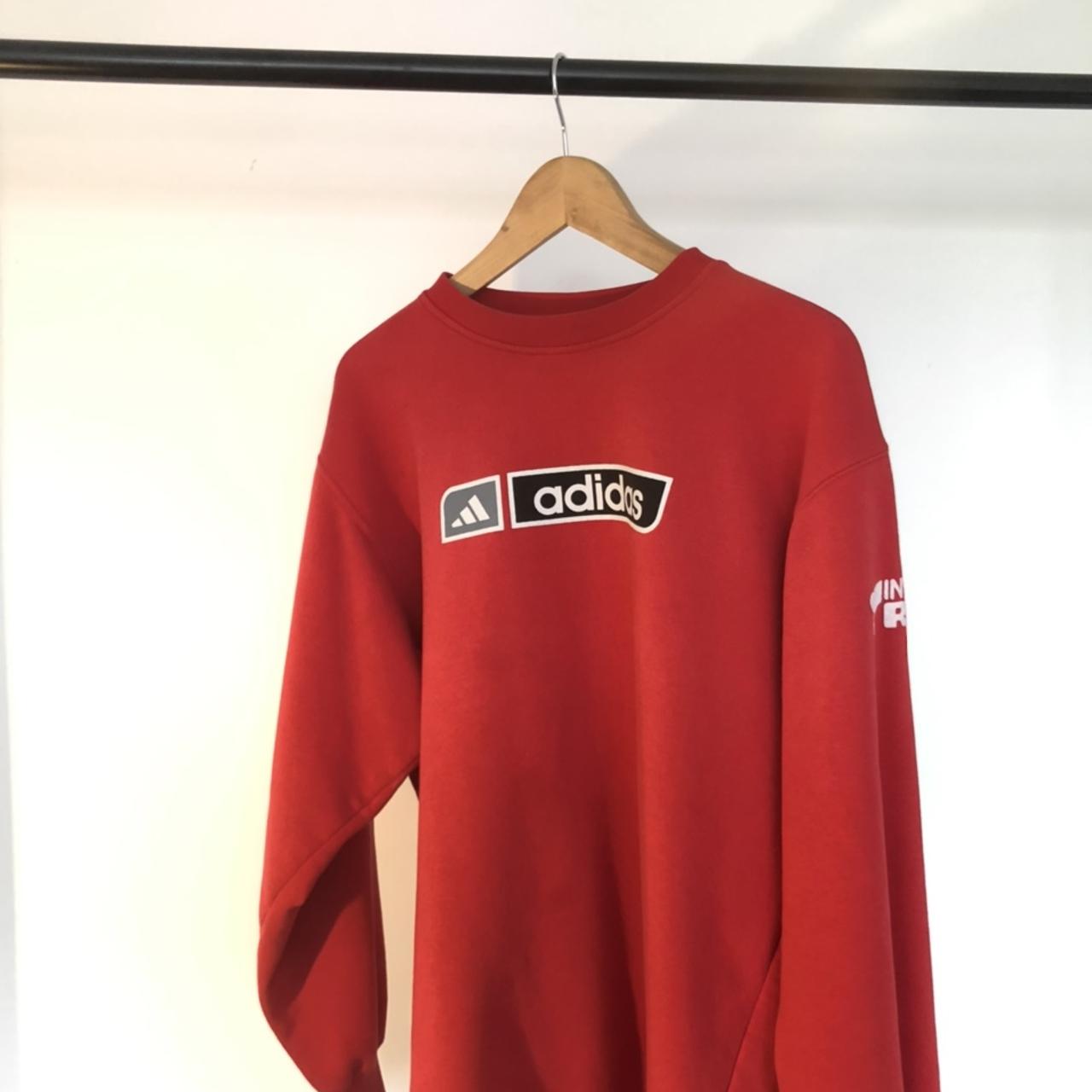 Vintage 90s Adidas jumper Only worn once almost... - Depop