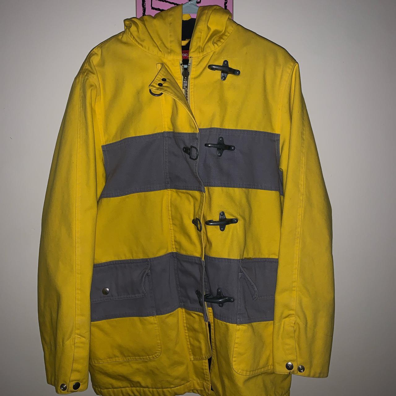 17 fireman supreme coat. Size medium. Very heavy... - Depop