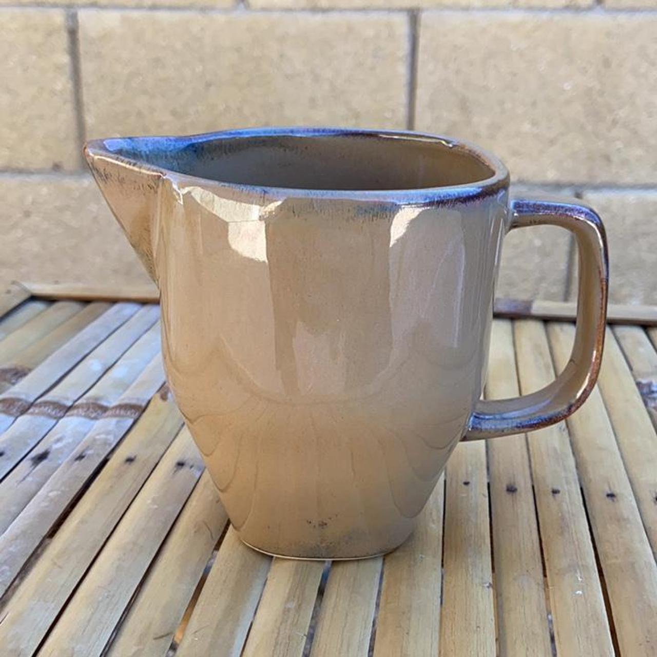 American Vintage Tan and Brown Dinnerware | Depop