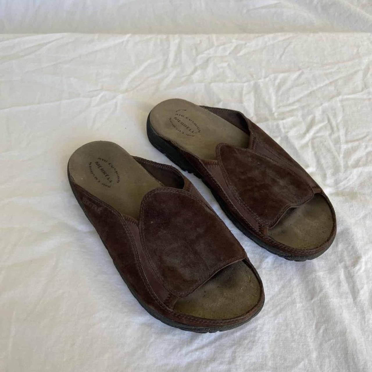Merrell Women's Brown Slides | Depop