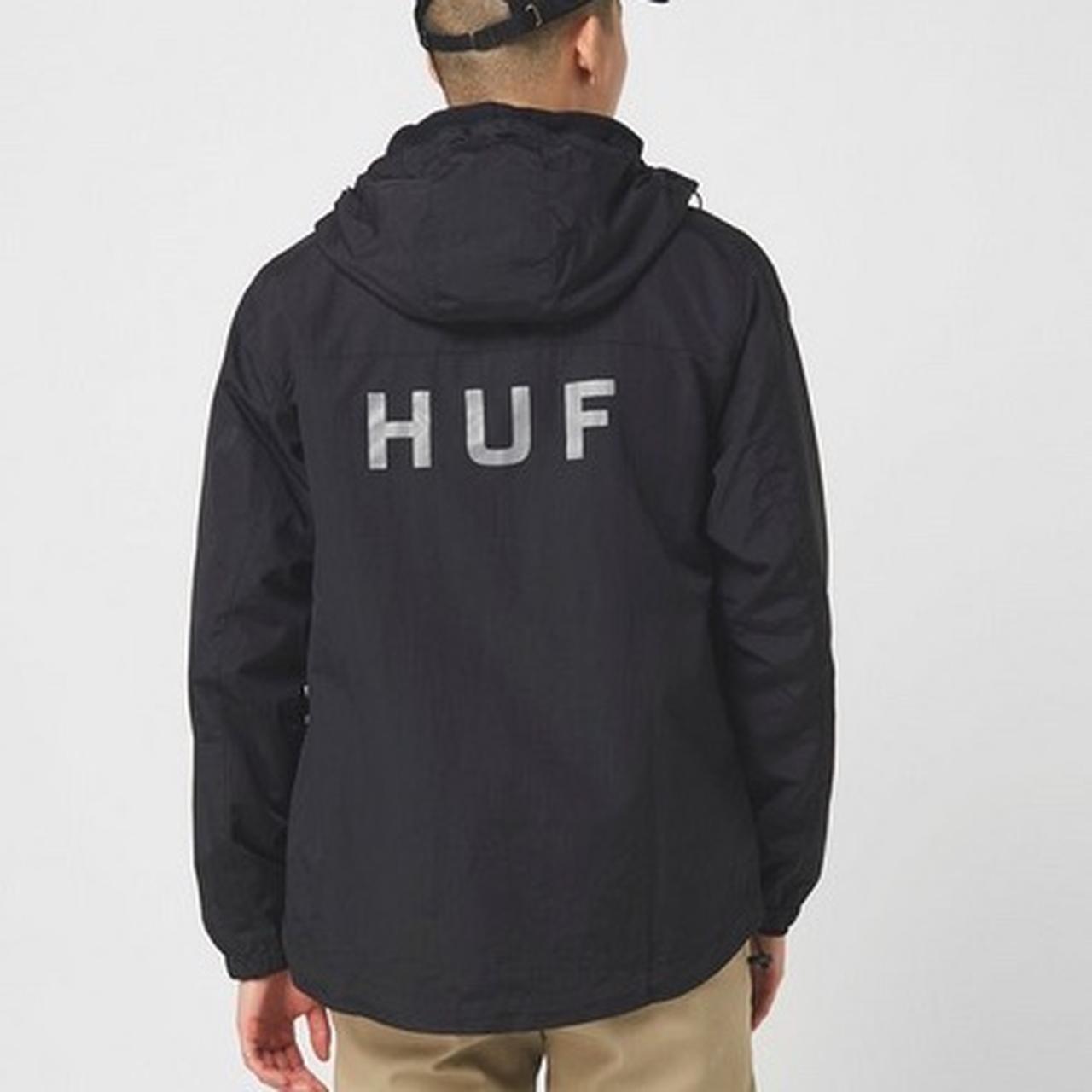 Huf Shell Jacket - Black RRP £95 Sizes available... - Depop