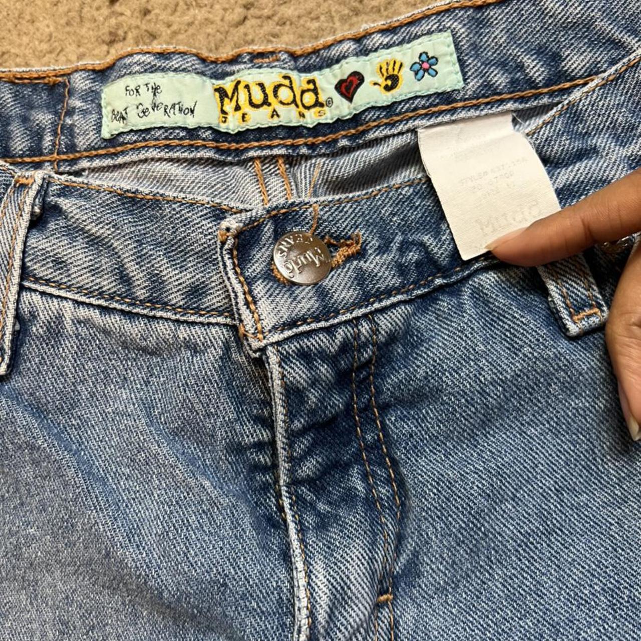 🌸Cute y2k MUDD jeans🌸 Size: 11 and 28inch waist... - Depop