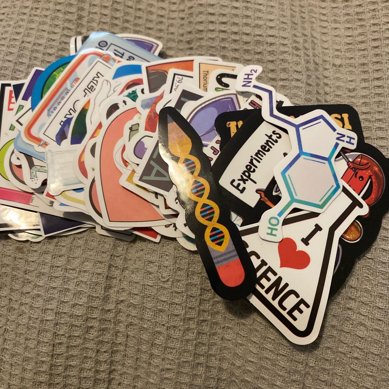 Bundle of science stickers #science #art #stickers... - Depop
