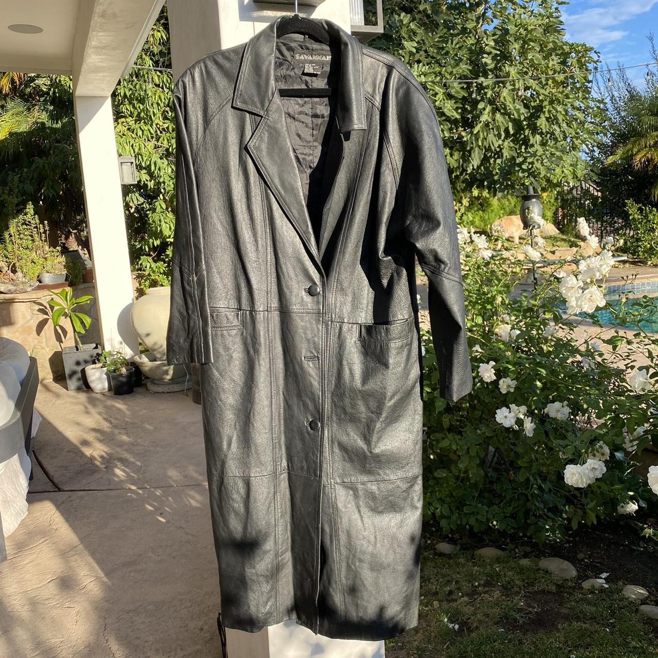 Male leather matrix jacket. Vintage find... - Depop