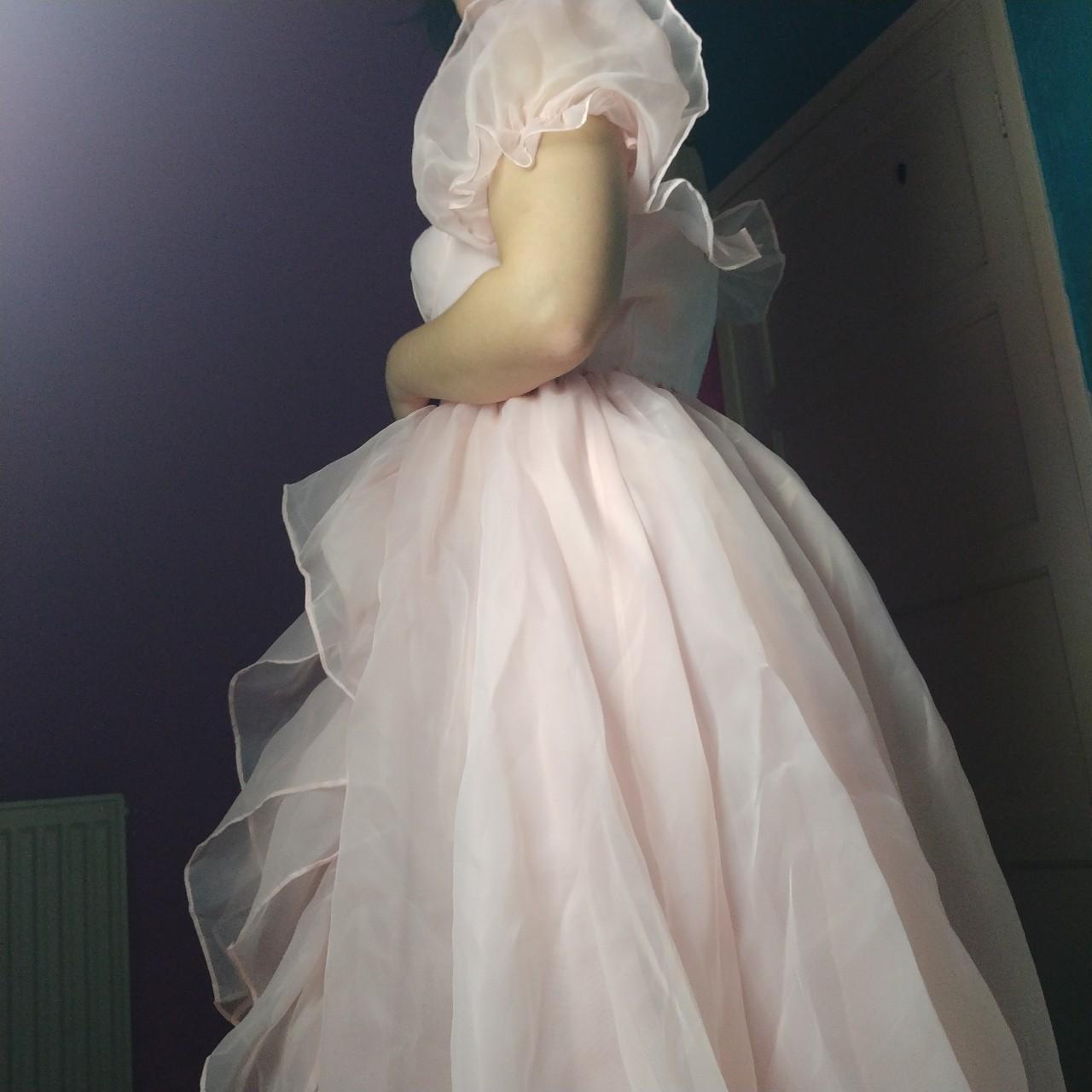 Pink princess dress/ Bloom Gown Gorgeous heavy... - Depop