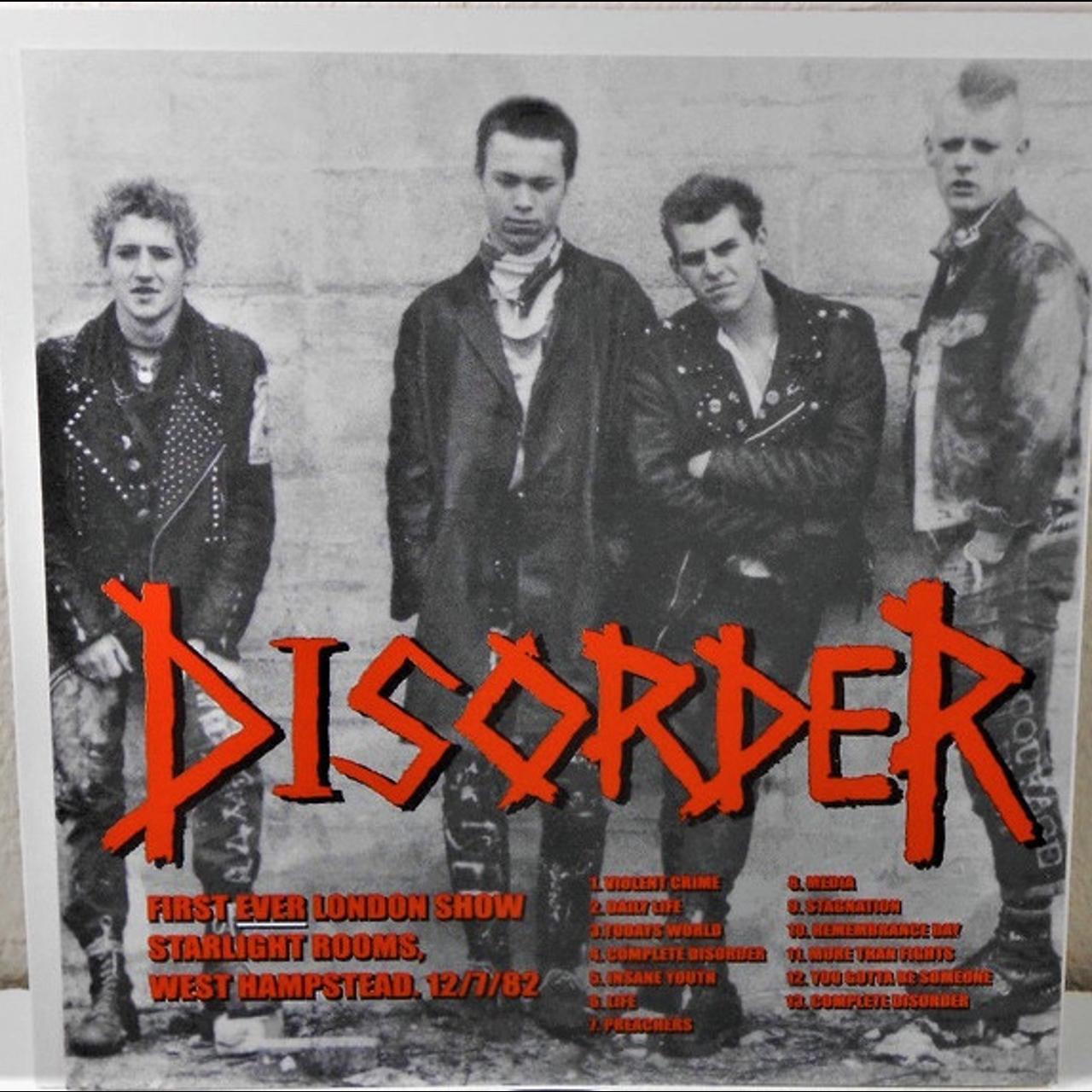 Disorder ‎– First Ever London Show Starlight Rooms,... - Depop